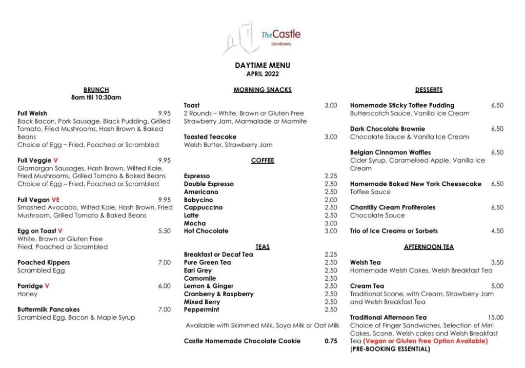 Dining – The Castle Hotel